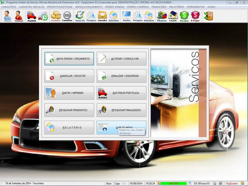 Programa para Oficina Mecânica para Veiculos em Geral, Vendas e ...
